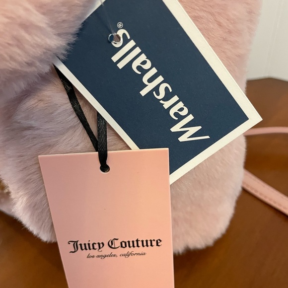 Juicy Couture | Bags | Juicy Couture Dusty Blush Fluffy Mini Tote ...